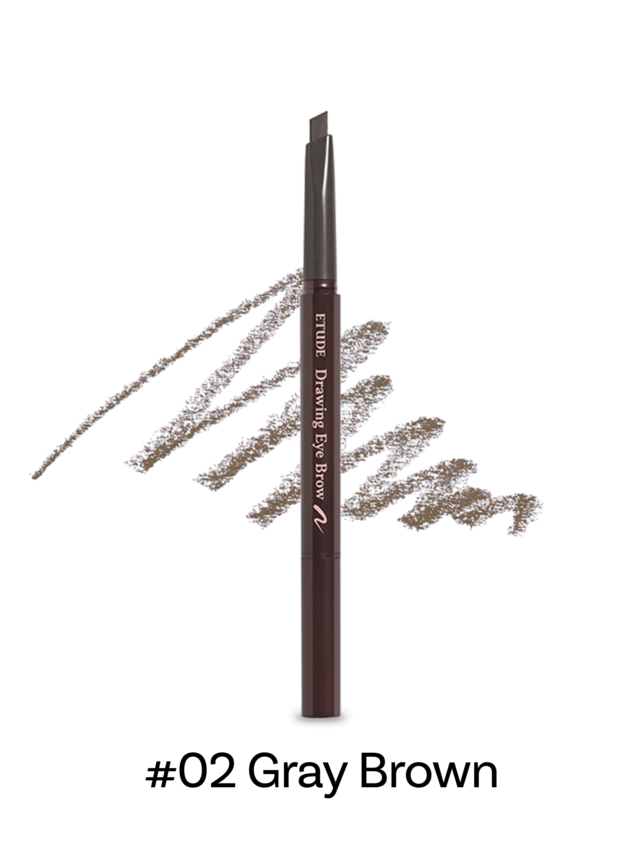 ETUDE Drawing Eyebrow 0.25g (#02 Gray Brown) – Brave Koko