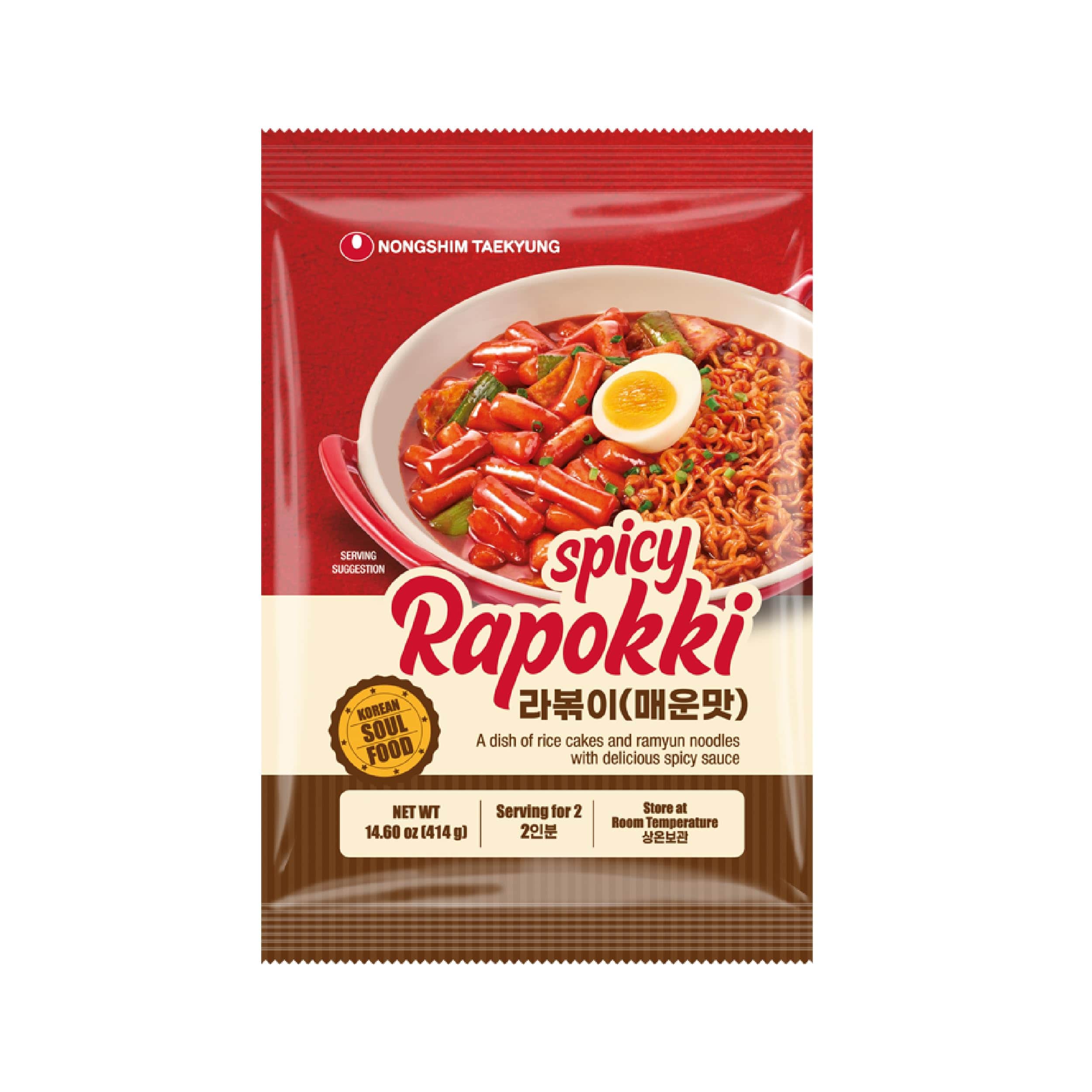 (BBD:04.12.2025) Nongshim Taekyung Spicy Rapokki 414g (2 portions ...